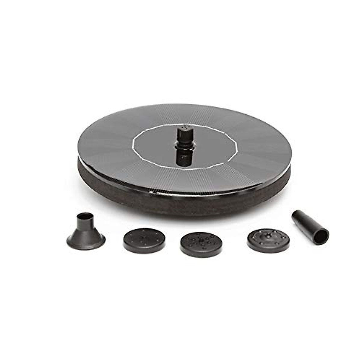 Solar Fountain Water Pump, Solar Powered Garden Decor Floating Fountain Freestanding Bird Bath Water Pump