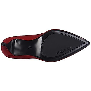 Calvin Klein Women's Gayle Pump, Crimson Red, 7.5
