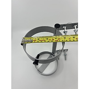 FWF Oxygen Holder for A Walker Holds 1 (D OR E Style) Cylinder Diameter Made in USA