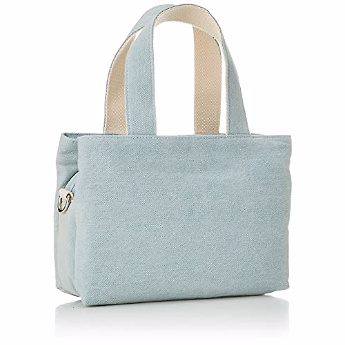 KANGOL(カンゴール) Thick Cotton Canvas 2-Way Shoulder Bag, 3 Rooms, M, Blue (Denim)
