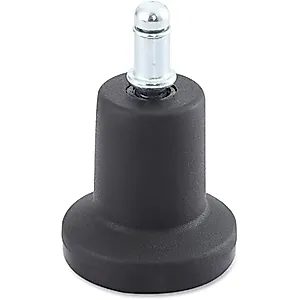 Lorell Bell Chair Glide, 2.5", Black