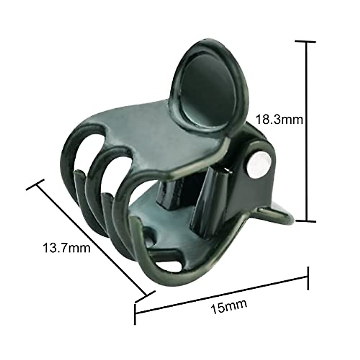 AccEncyc 100 Pcs Plant Clips Orchid Clips Plant Orchid Support Clips Flower Vine Clips for Supporting Stems Vines Stalks Climbing Plants Grow Upright