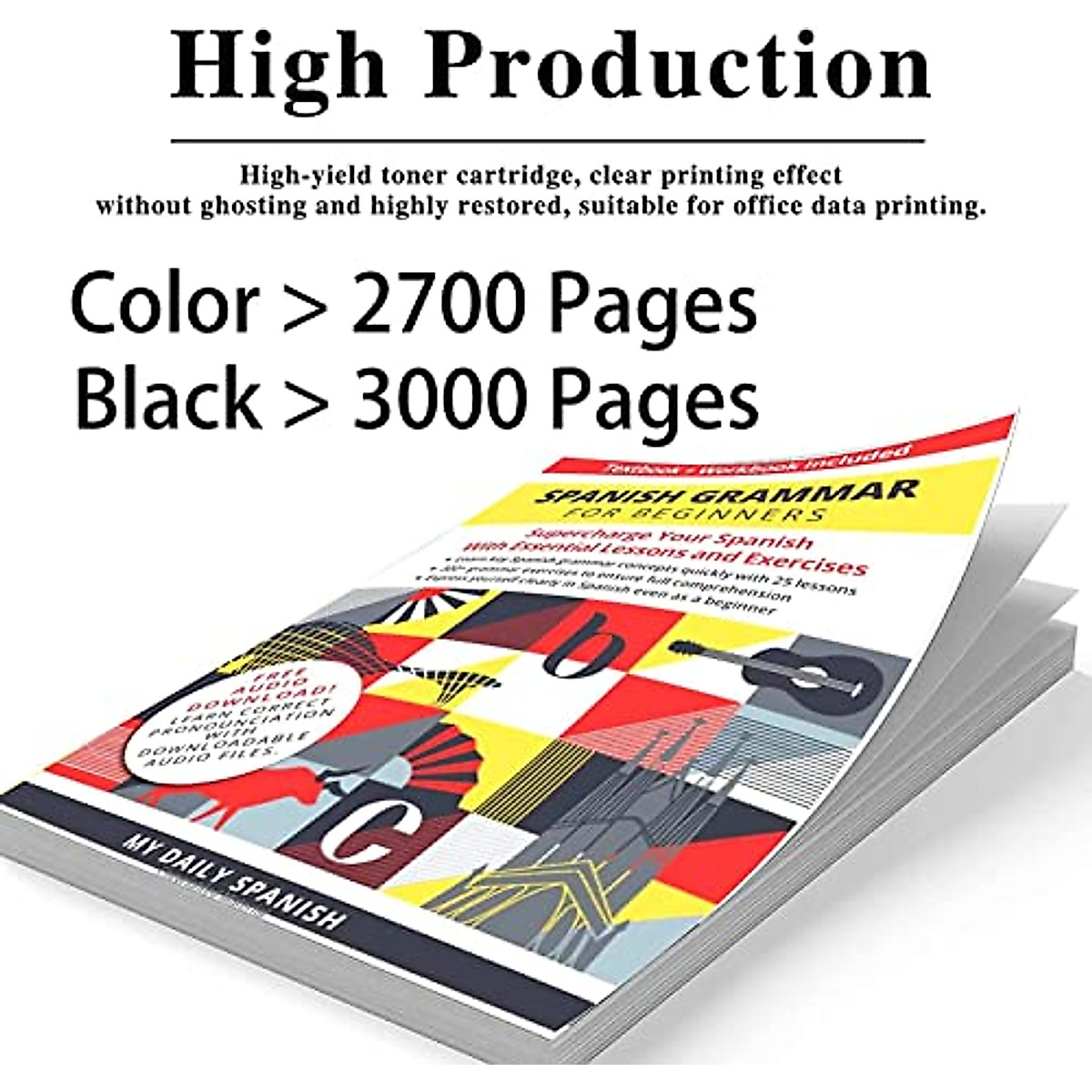 4 Pack (1BK+1C+1M+1Y) Compatible TN225 Toner Cartridge Replacement for Brother DCP-9015CDW 9020CDN HL-3140CW 3150CDN 3170CDW 3180CDW MFC-9130CW 9140CDN 9330CDW 9340CDW Printer Toner Cartridge