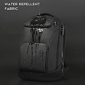 TANGCORLE Business Laptop Backpack Anti Theft Backpacks with Lock Fit 17.3 inch Laptop USB Charing Port Water Resistant Casual Daypack for Men & Women…