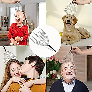 Svjetiq 2 Pack Head Massager Head Scratcher 20 Fingers Scalp Massager, Handheld Head Massage Tingler, Scalp Scratcher for Deep Relaxation, Stocking Stuffers for Men, Women