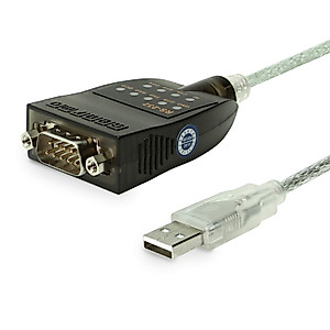 USB to RS-232 Serial Adapter w/LED Indicators Windows 11 Support