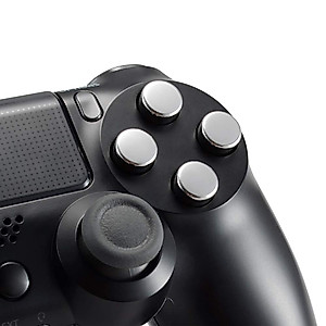 eXtremeRate Magnetic Metal Bullet Buttons for PS4 Controller, Adjustable Action Buttons, Replacement Parts Repair Kit for PS4 Slim Pro Controllers (20 in 1)