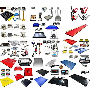 SellEton SL-5000-PJP Pallet Jack Scale | Built-in Printer | 5000 lb x 1 lb Capacity