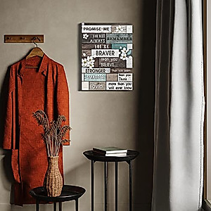 Inspirational Wall Art for Office Bathrooms Motivational Wall Decor Quotes Theme Canvas Wall Art Home Office Artwork Decor Prints with Framed 12"x16"