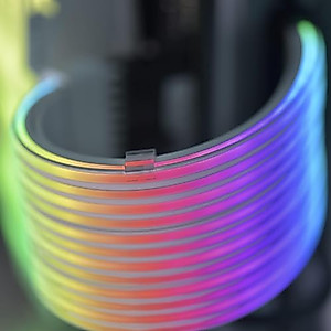 Lian Li Strimer Plus V2 24 Pin (PW24-PV2) -Addressable RGB Power Extension Cable (Strimer L-Connect 3.0 Controller Included) - for Motherboard Connector, PW24-PV2 BLACK