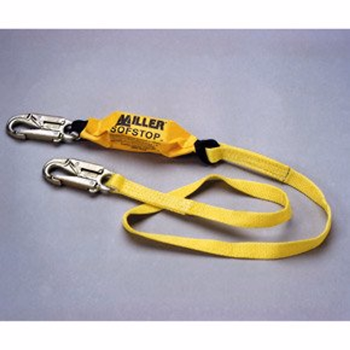 Miller 923WRS Yellow Shock-Absorbing Lanyard - 4 ft Length - 612230-14147 [PRICE is per EACH]