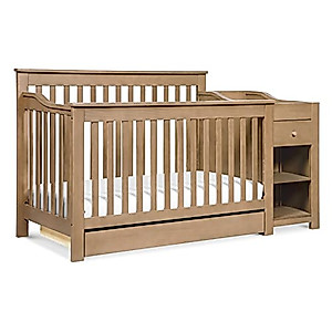 DaVinci Piedmont 4-in-1 Crib and Changer Combo in Hazelnut