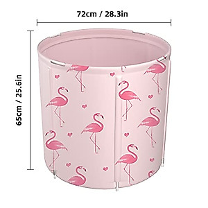 Essbhach Foldable Bathtub, Separate Family Bathroom SPA Tub, Soaking Standing Bath Tub for Shower Stall, Efficient maintenance of temperature, Ideal for Hot bath ice bath