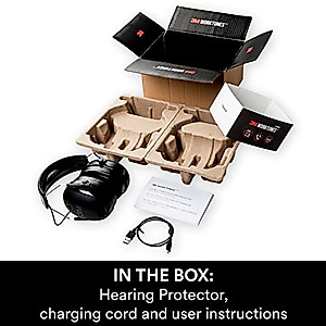 3M WorkTunes Connect + Gel Ear Cushions Hearing Protector with Bluetooth Wireless Technology, NRR 23 dB, Hearing protection for Mowing, Snowblowing, Construction, and Work Shops,Black