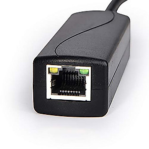 REVOTECH Gigabit PoE Splitter 12V 1A Output, IEEE 802.3af Standard Compliant 10, 100, 1000Mbps Power Over Ethernet Splitter Adapter for Security Camera CCTV Surveillance 5.5x2.1mm DC Plug (PS5712G)