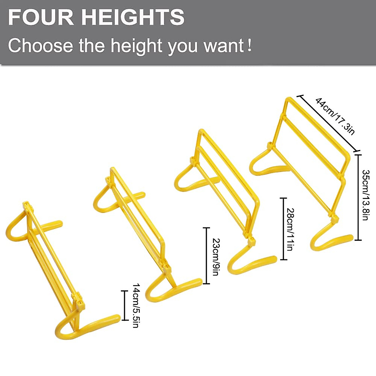 HOTOOLME Speed Agility Training Equipment Set - Includes Agility Ladder, Running Parachute, 8 Resistance Bands,20 Cones, 4 Hurdles, Jump Rope for Training Football, Soccer, Basketball Athletes & Kids