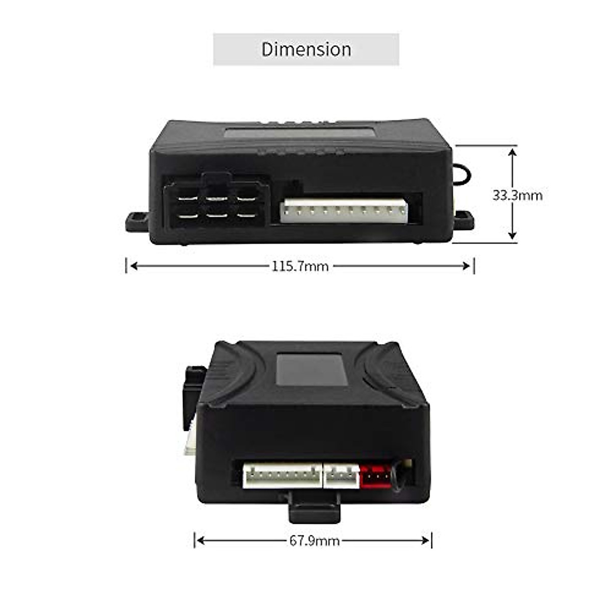 EASYGUARD EC202 2 Way car Alarm System with LCD Pager Display Remote Engine Start & Microwave Sensor DC12V