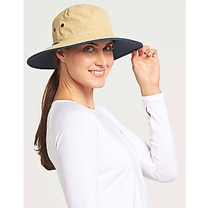 Solbari Traveller Broad Brim Sun Hat UPF50+ Uv Protection, Sun Protective Hat White/Pink S