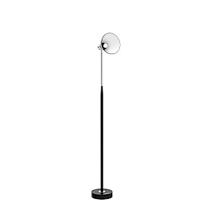 LEPOWER LED Floor Lamp, Reading Standing Lamps with Adjustable 5 Brightness Levels and 5 Colors, Dimmable Gooseneck Floor Lamp for Living Room, Bedroom, Office, Black
