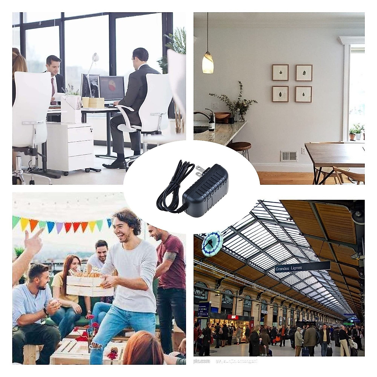 HISPD AC/DC Adapter for Sega Genesis System MK-1601 1601 MK-1603 1603 MK-1604 1604 Use with Video Game Power Supply Cord Cable PS Wall Charger Mains PSU