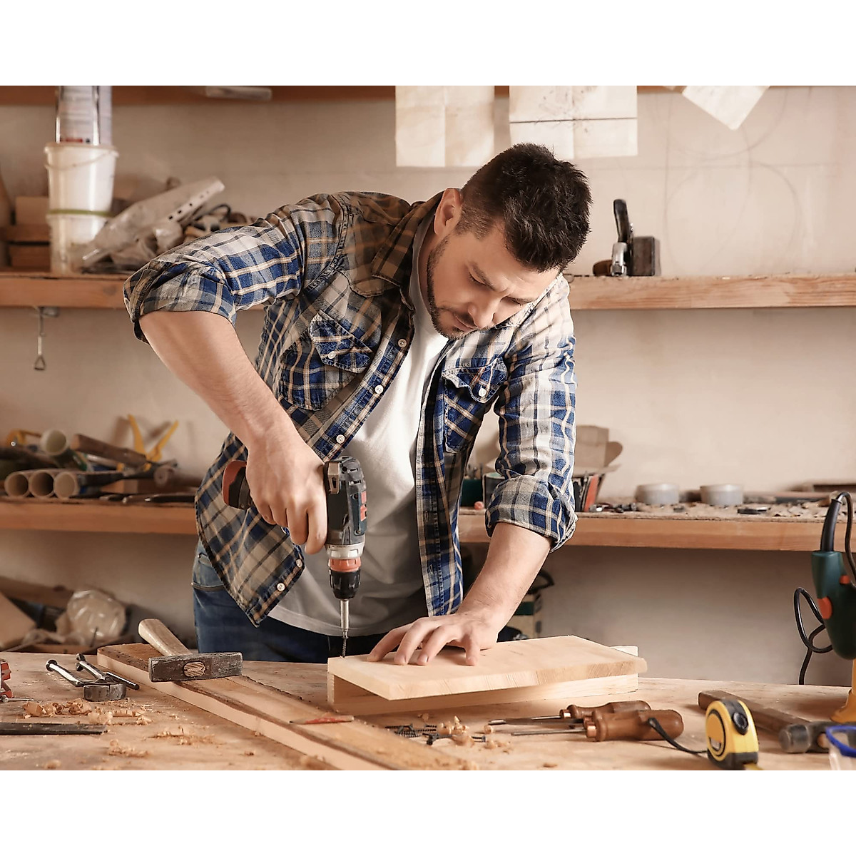 100 Qty #6 x 5/8" Flat Head Zinc Coated Phillips Head Wood Screws (BCP2)