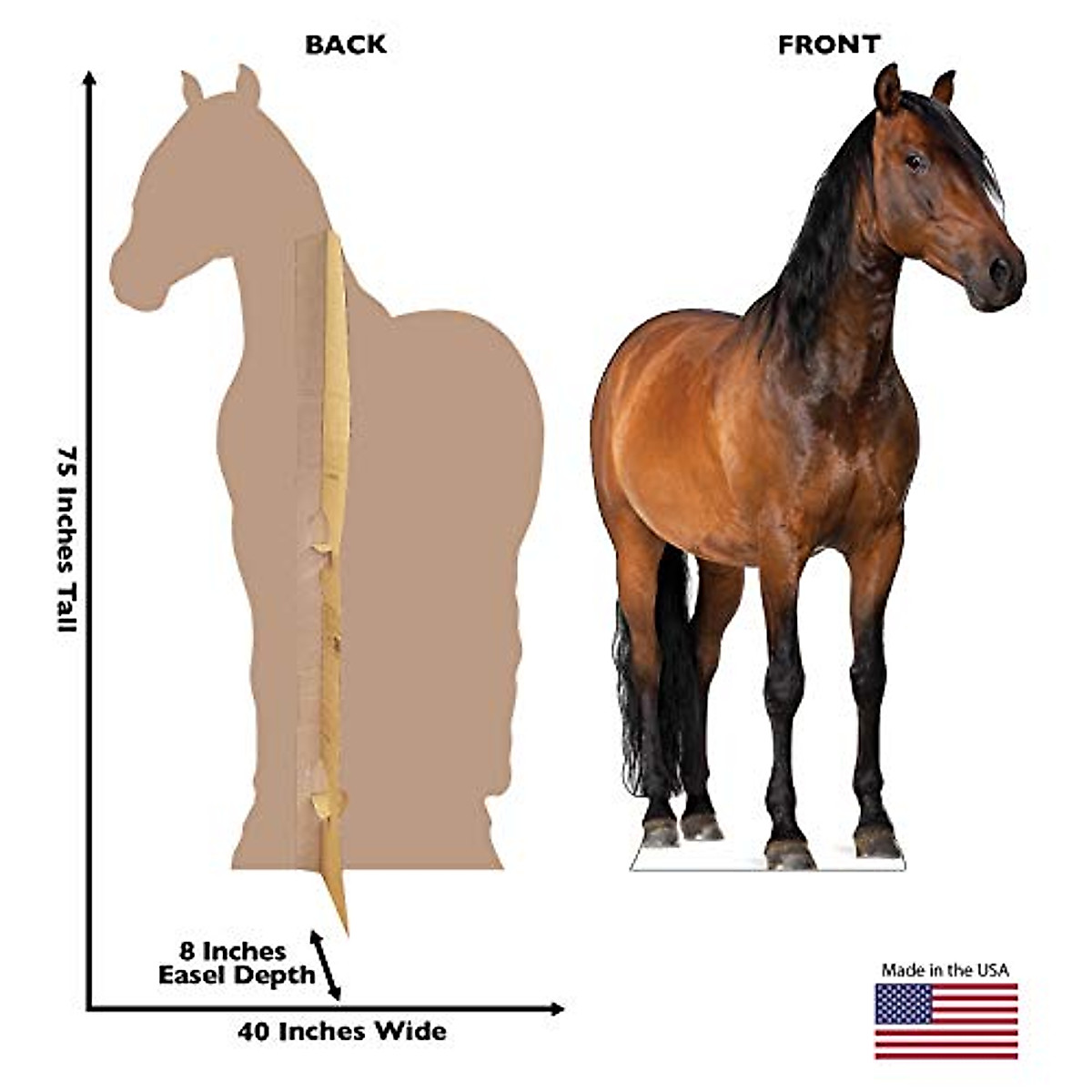Cardboard People Horse Life Size Cardboard Cutout Standup