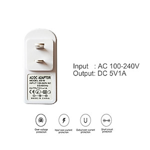 for Infant Optics DXR-8 Baby Monitor Charger Power Cord Replacement Adapter Supply 5V, 6.6Ft.