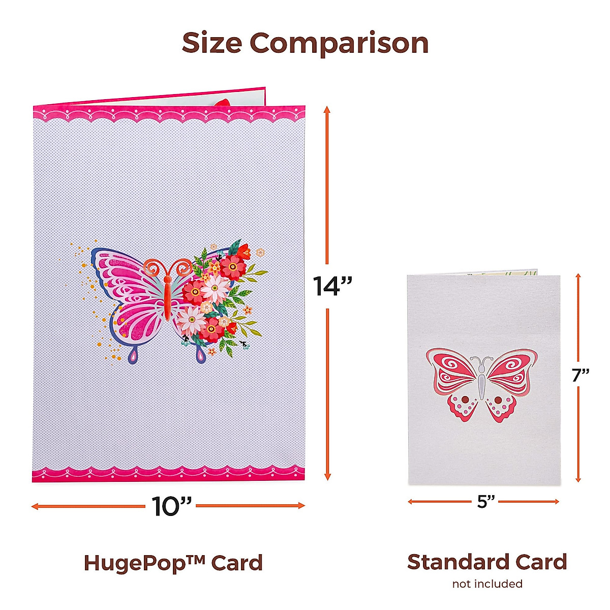 Paper Love 3D Romantic Pop Up Card, Love Bouquet, For Valentines Day, Anniversary, Birthday, Mothers Day, All Occasions - 5" x 7" Cover - Includes Envelope and Note Tag