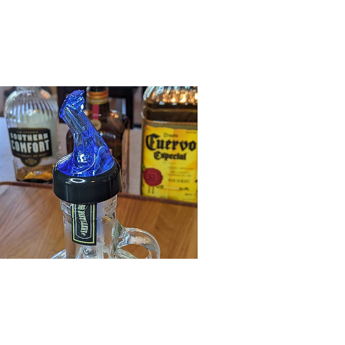 Precision Pour Measured Pourers With BUG & DUST FLAP 1-1/2 Oz"BLUE" Measured Pour. #1 Selling Brand- 10 Per Pack, Made entirely in the USA