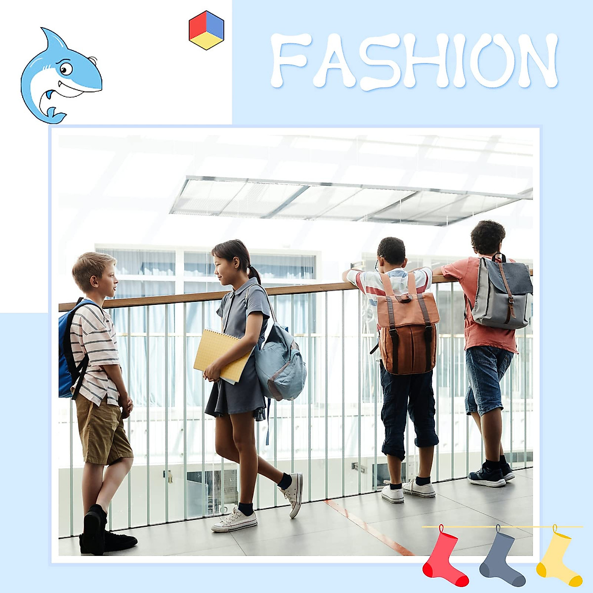 JAMEGIO boy socks 18 Pairs kids Low Cut socks Half Cushion Sport Ankle Athletic Sock for Little Big Kids Size Age 3-14 Years (5-7 Years)