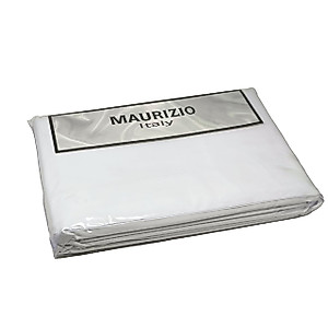 Maurizio Italy 3 Piece 100% Cotton Luxury Duvet Quilt Comforter Cover Set with an Embroidered Hemstitch Detail (King (U.S. Standard))