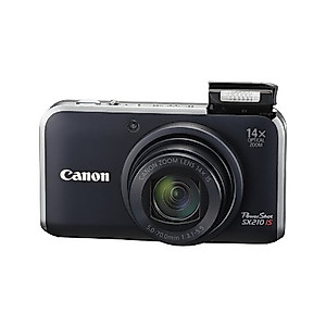 Canon PowerShot SX210IS 14.1 MP Digital Camera with 14x Wide Angle Optical Image Stabilized Zoom and 3.0-Inch LCD - Black (Discontinued by Manufacturer)