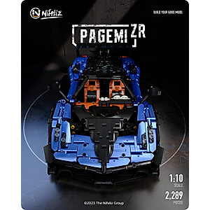 Nifeliz Pagemi ZR, Iconic Sports Car Building Model Toy, Collectible Race Car Display Set for Adult Gift Giving (2,289 Pieces)