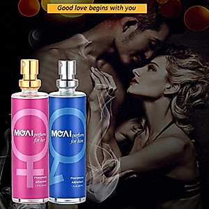 Racsoh Pheromone Perfume for Men & Women - Attraction Cologne, Unisex Love Potion Fragrance, Enhance Seduction & Intimacy. Irresistible Pheromone Spray - Romantic Pheromone Sensual Attractant (Men)