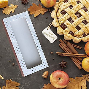 MAKOLO 20 Pack Bakery Boxes with Window Small 9.5x4.3x1.4 inch for Sugar Cookie, Chocolate Covered Strawberry, Cake, Candy, Tart, Pie (Two-Tone Pink)