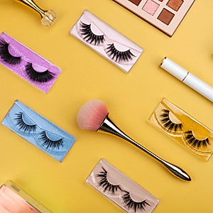 Wholesale Mixed Lashes Pack 3D Faux Mink Eyelashes 5 Style 30 Pairs Fluffy Volume Natural Charming Look Medium Length Eyelashes Cotton Band Handmade Reusable Soft False Eyelashes (5 styles-30 pairs)