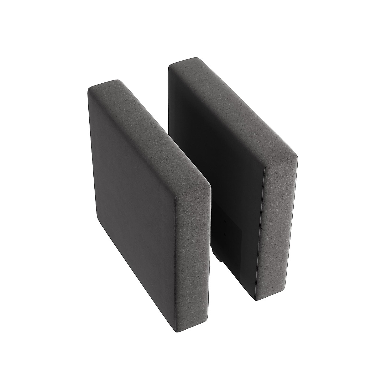 HONBAY Armrest Backrest Module for Velvet Modular Sectional Sofa, Grey