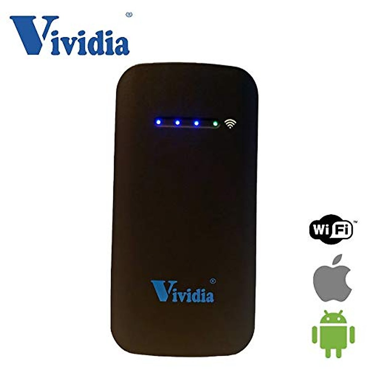 VA-400-WiFi Bundle: Vividia Ablescope VA-400 USB Rigid Articulating Borescope Plus W03A WiFi Box for iOS Tablets iPhone and Android Phone and Tablet