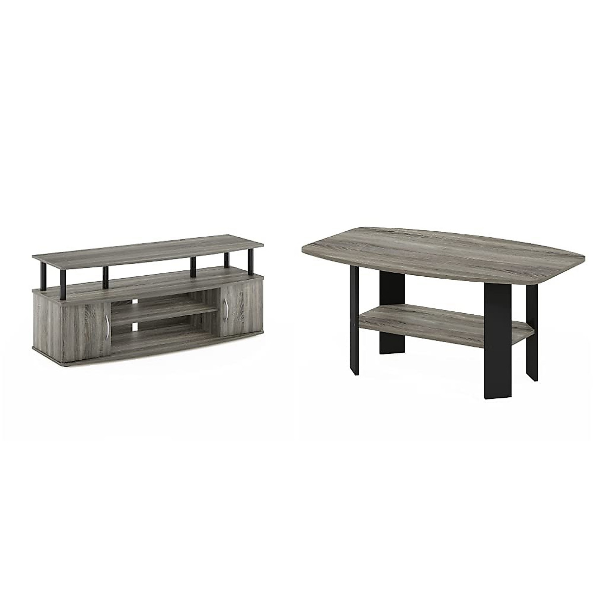 Furinno Entertainment Stand and Coffee Table Bundle