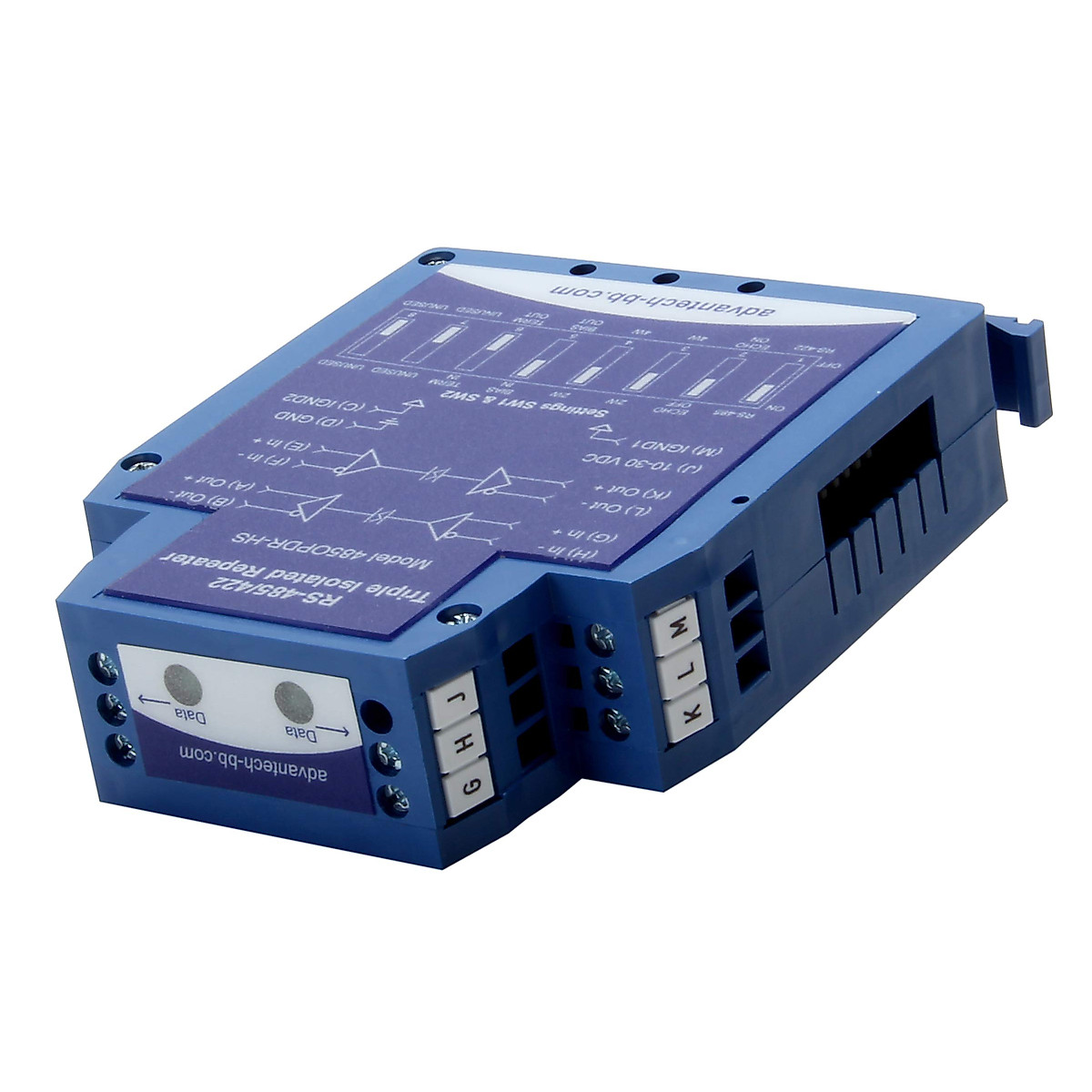 Advantech BB-485OPDR, RS-422/485 Isolated Extender, DIN Rail