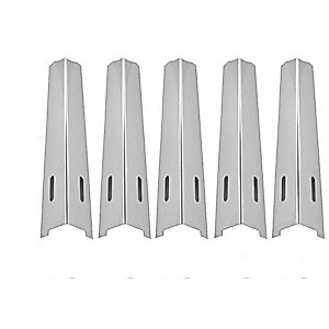 5 Pack Replacement Stainless Steel Heat Shield for Outdoor Gourmet BQ06W1B, North American Outdoors 43019U, 848506A and Jenn-Air 720-0709, 720-0720, 720-0727, 730-0709 Gas Grill Models