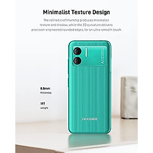 DOOGEE Android Phone 2023, X98 PRO 9GB+64GB Android 12 Cell Phones, Helio G25 Octa Core, Dual 4G Phones Unlocked, 6.5" FHD+ Display Smartphone, 4200mAh, Face ID, T-Mobile, US Version