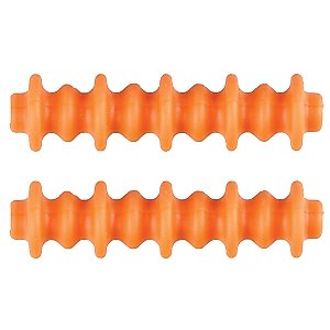 Pine Ridge Archery Nitro Button XL, Increases Bow Speed, Eliminates Nock Pinch, and Dampens String Vibration and Noise, Orange, Pack of 2