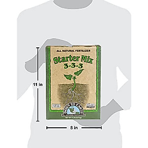Down to Earth Organic Starter Fertilizer Mix 3-3-3, 5 lb
