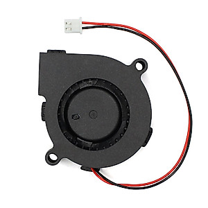 50mm x 15mm 5015 12V DC Brushless Cooling Blower Fan, Dual Ball Bearing, 2 Pin Terninal