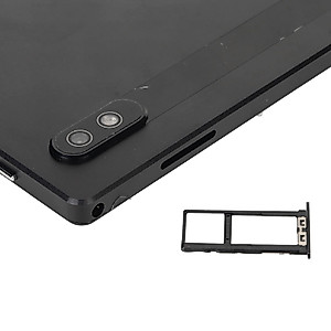 10.1 Inch 2 in 1 Tablet, Octa Core Processor 5G WiFi Tablet, 8GB RAM 256GB ROM 4G Cellular Tablet with Keyboard for Office, Business, Gaming 100‑240V Black (US Plug)