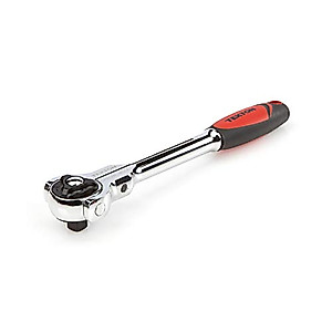 TEKTON 3/8 Inch Drive x 9 Inch Swivel Head Quick-Release Ratchet | 1491