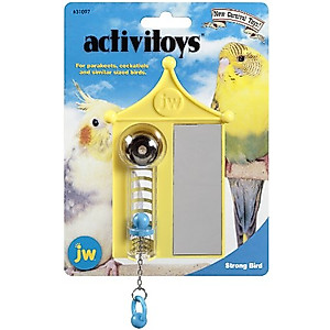 JW Pet Company Activitoy Strong Bird Small Bird Toy, Colors Vary
