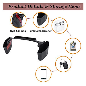 Carwiner Gear Shift Center Console Organizer Storage Tray Compatible with Toyota 4Runner 2010-2021 2022 2023 Interior Accessory Holder Box