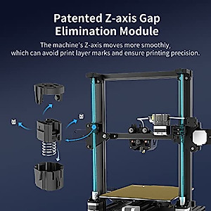 ANYCUBIC Vyper 3D Printer, Auto Leveling Upgrade Fast Integrated Structure Design with TMC2209 32 bit Silent Mainboard, Removable Magnetic Platform, 9.6" x 9.6" x 10.2" Printing Size